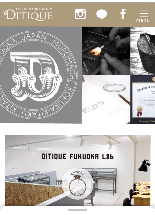 ☆DITIQUE H.PにHIROUMIリンクバナー追加しました☆ - 福岡北九州の手作り結婚、婚約指輪とジュエリーショップのDITIQUE